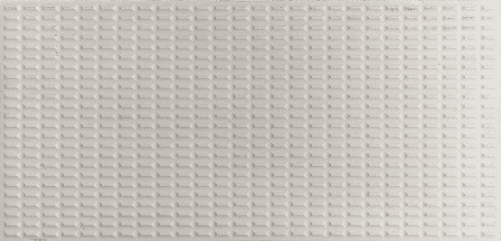 Swimming Pool Deck Accessories - Rib Tile Matte White - Mosaic Experts
